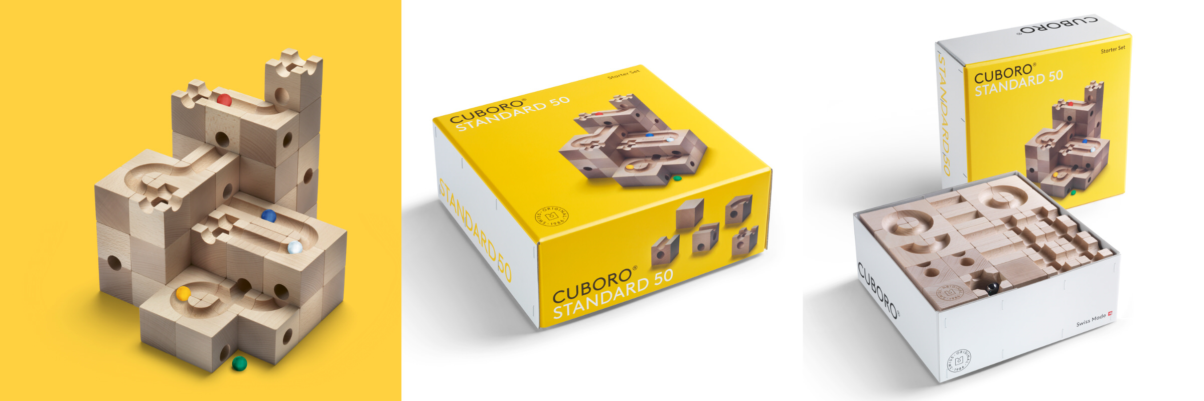 CUBORO Kugelbahnen - das Original aus Schweizer Holz
